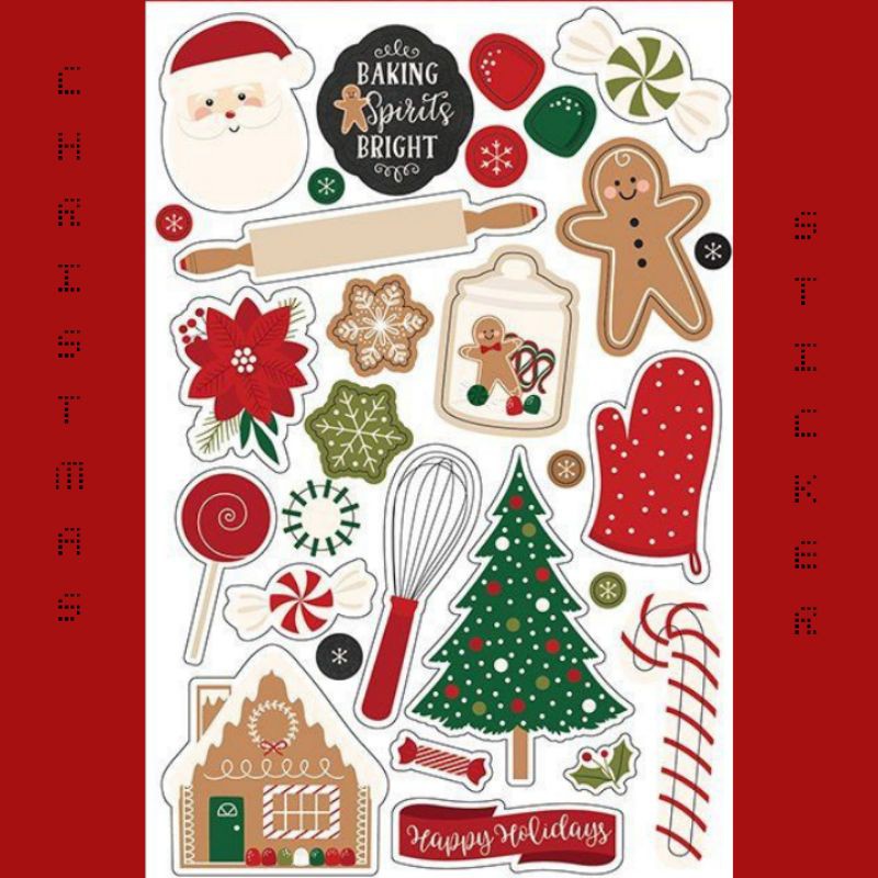 Jual stiker natal sticker natal | Shopee Indonesia