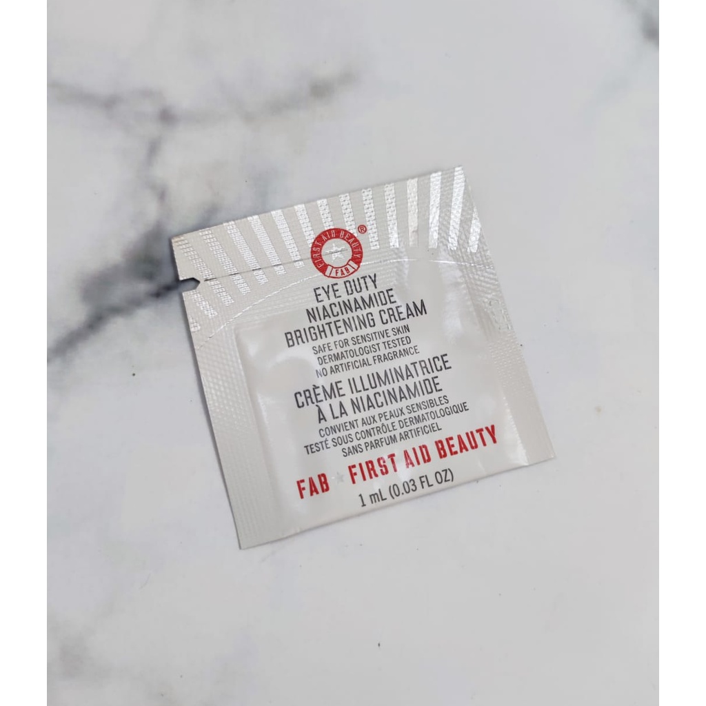 Jual First Aid beauty Eye Duty Niacinamide, Brightening Cream 1ml ...