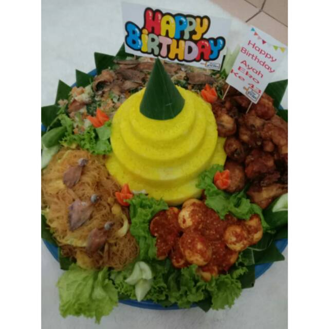 Jual Topper birthday tumpeng | Shopee Indonesia