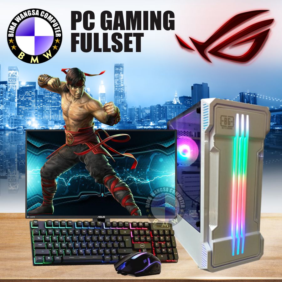 Jual PC Gaming Rakitan FULLSET Amd RYZEN 3 3200G RAM 8/16GB VGA 2GB ...