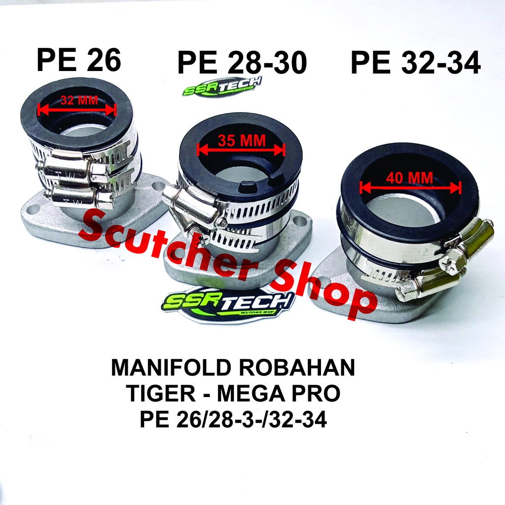 Jual INTAKE INTEK MANIFOLD MANIPUL ROBAHAN TIGER LAMA MEGA PRO GL PRO KE PE 26 28 30 32 34 ...