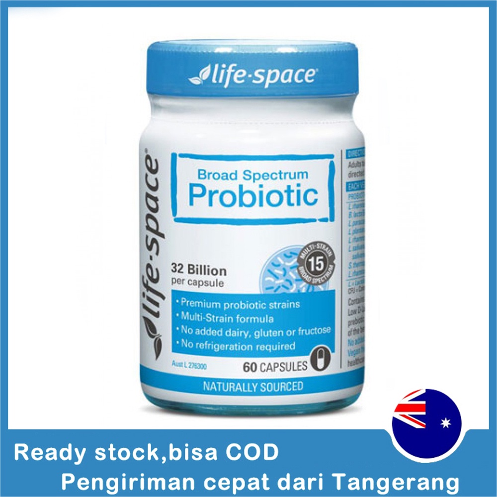 Jual Life Space Lifespace Broad Spectrum Probiotic probiotik 60 Capsules | Shopee Indonesia