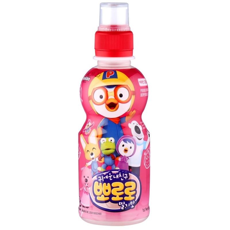 Jual PORORO Strawberry Botol 235ml | Shopee Indonesia