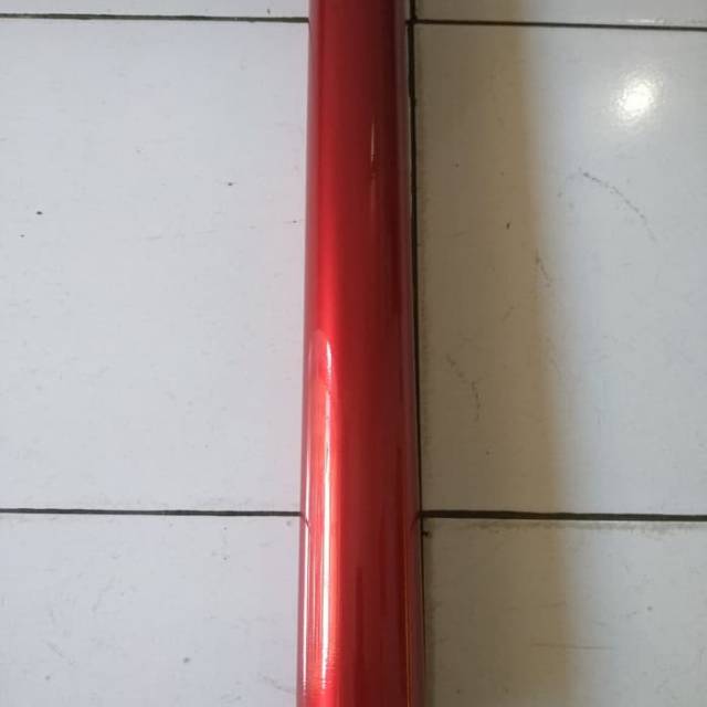 Jual Skotlet stiker warna merah metalik glossy,, lebar atau tinggi ...