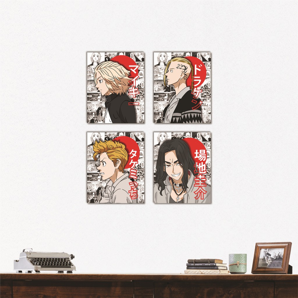 Jual Tokyo Revengers Vector Anime Art Design - Poster Kayu Hiasan ...