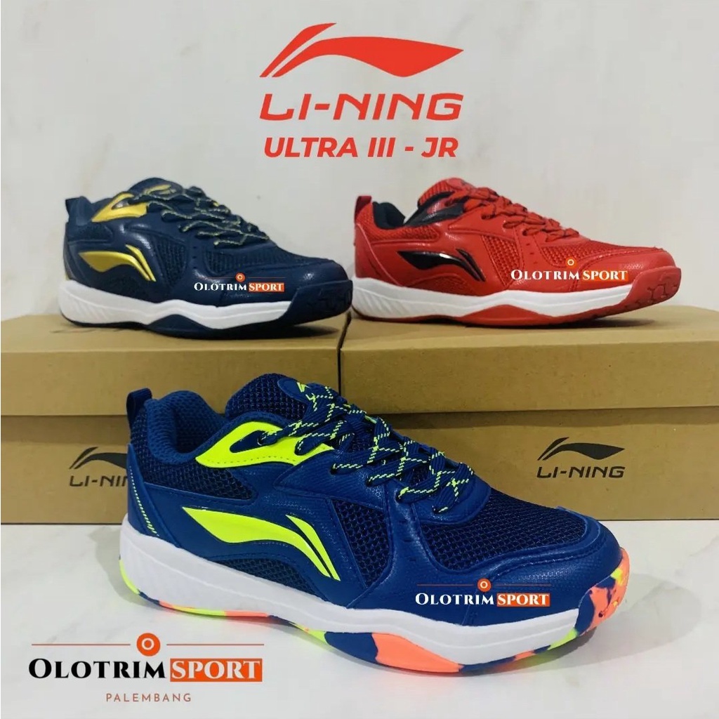 Jual Sepatu Badminton ANAK Lining Li-Ning Junior ULTRA III JR Original ...