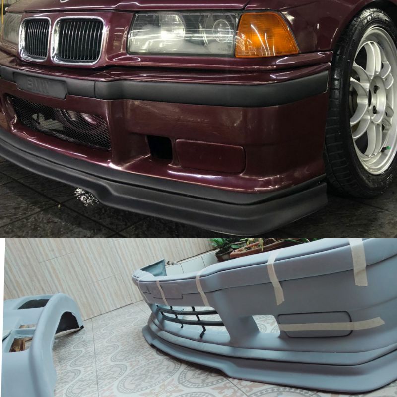 Jual Bumper mtech bmw e36 + lips rieger 2stage | Shopee Indonesia