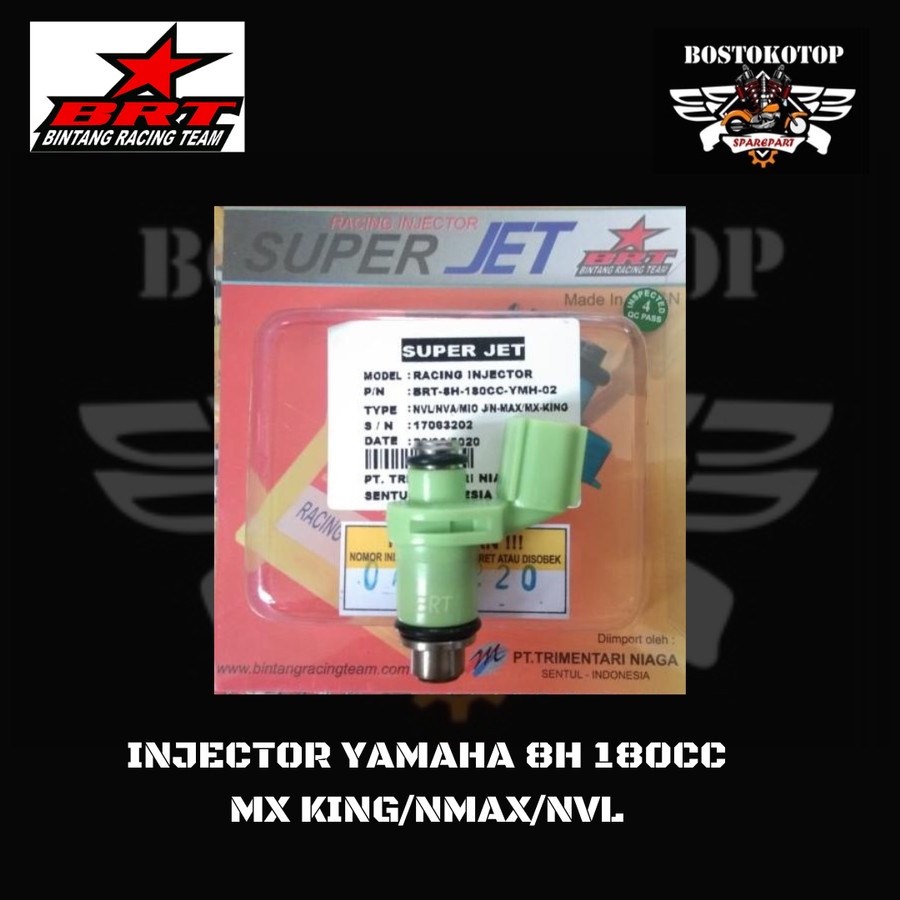 Jual BRT Injector Injektor Injek Yamaha Lubang 8 180cc 150cc Lobang 10 200cc MX King Nmax Old ...