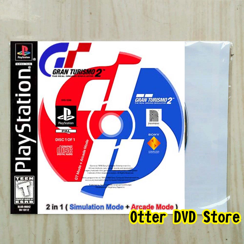 Jual Kaset CD Game Ps1 Ps 1 Gran Turismo 2 - Combined Disc ( 2 in 1 ) Complete | Shopee Indonesia
