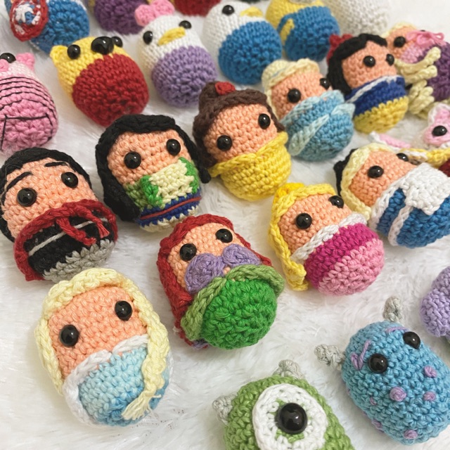 Jual CUSTOM Boneka Rajut Amigurumi Crochet - Size Tsum / Crochet Doll ...