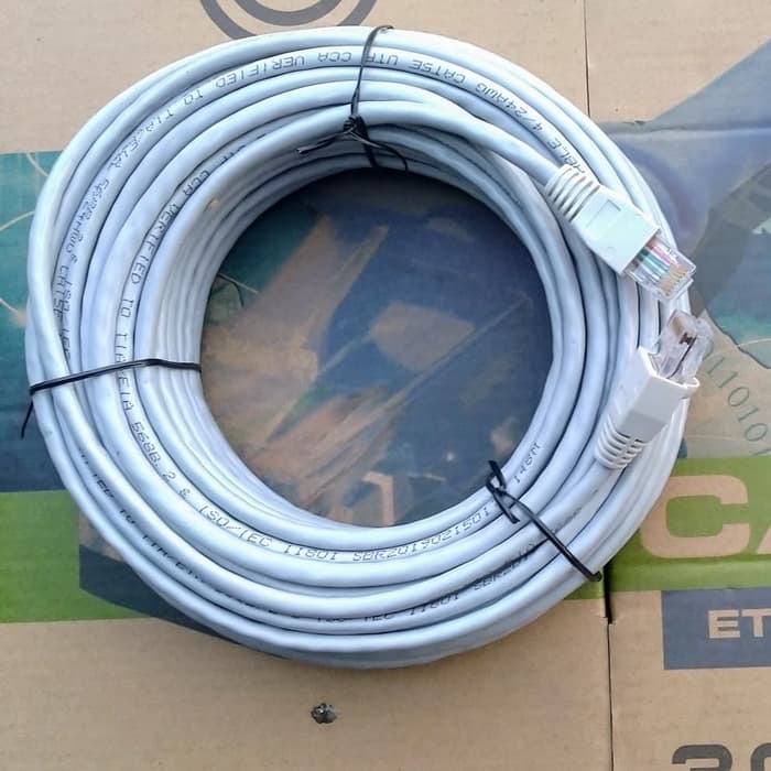 Jual Spectra Kabel lan 20m cat5e 20meter utp cable 20 m | Shopee Indonesia