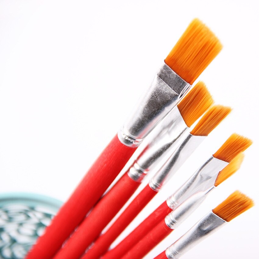 Jual Alat Tool Kuas Gagang Panjang Merah Pipih Lembut Untuk Servis ...