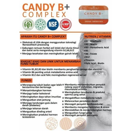Jual PERMEN KUAT Candy B+ Complex Permen Pria Dewasa | Shopee Indonesia