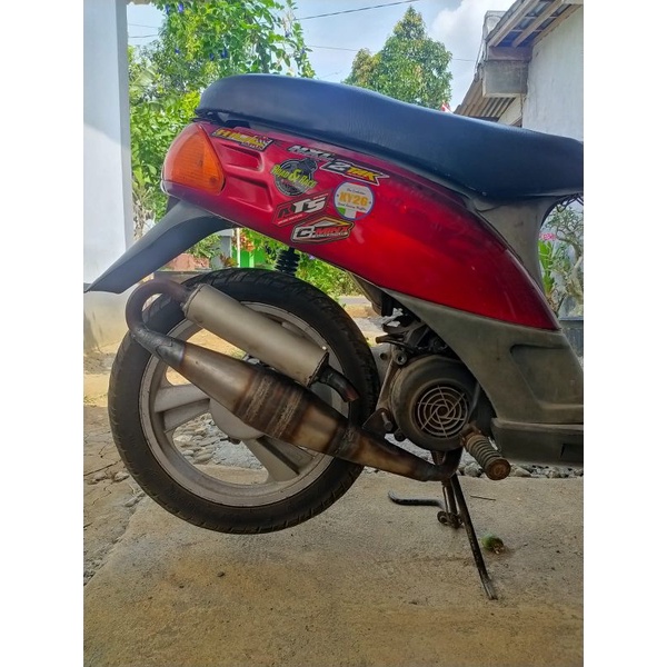 Jual Knalpot Racing Matic 2 Tak All Sleep Engine Malika Sanex Qj50 ...