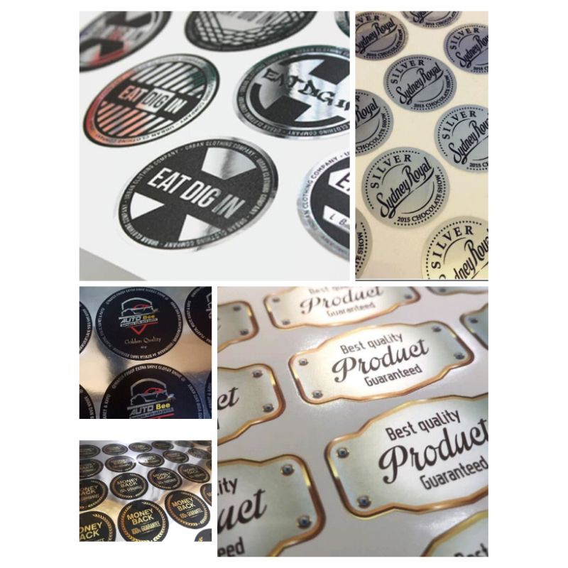 Jual CETAK STIKER LABEL( SILVER & GOLD)/STIKER LABEL/STIKER LOGO/STIKER ...