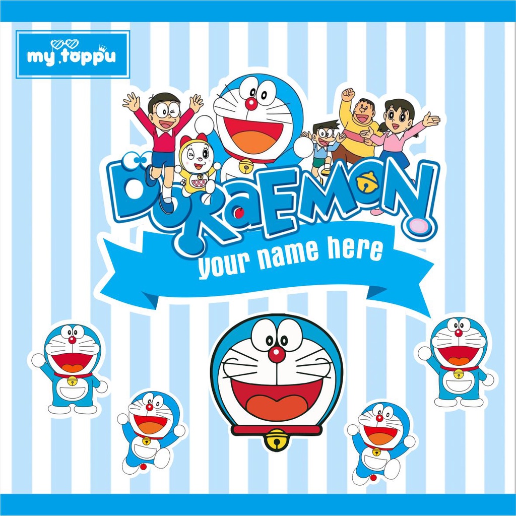 Jual TOPPER DORAEMON | CUSTOM TOPPER ULANG TAHUN | HIASAN KUE REQUEST ...