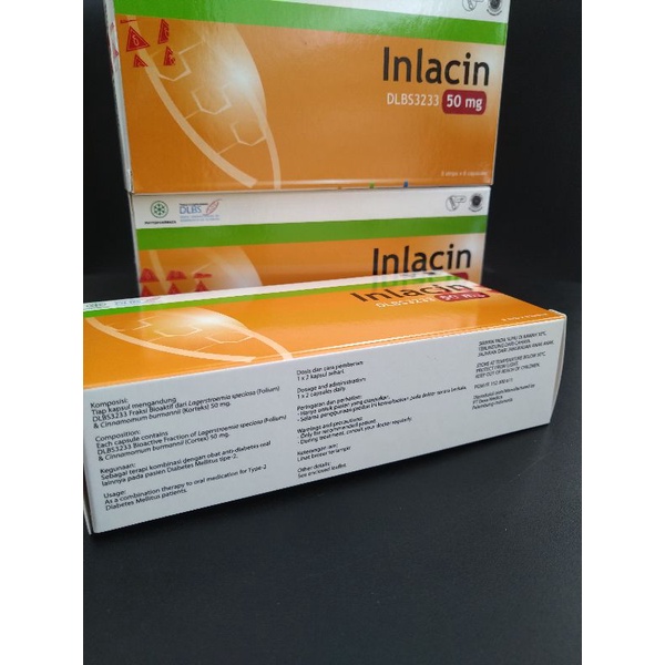 Jual INLACIN 50 mg/ Box / 30 Tablet / strip/ 6 tablet Suplement ...