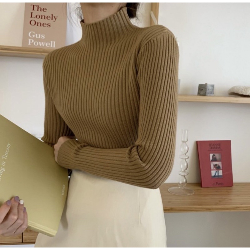 Jual READY!!! Inner Rajut Turtleneck Premium Lengan Panjang Import ...