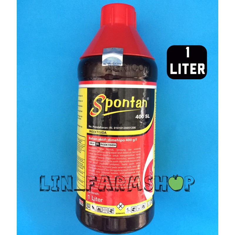 Jual SPONTAN 400 SL 1 LITER INSEKTISIDA ( Dimehipo 400 g/l ) | Shopee ...