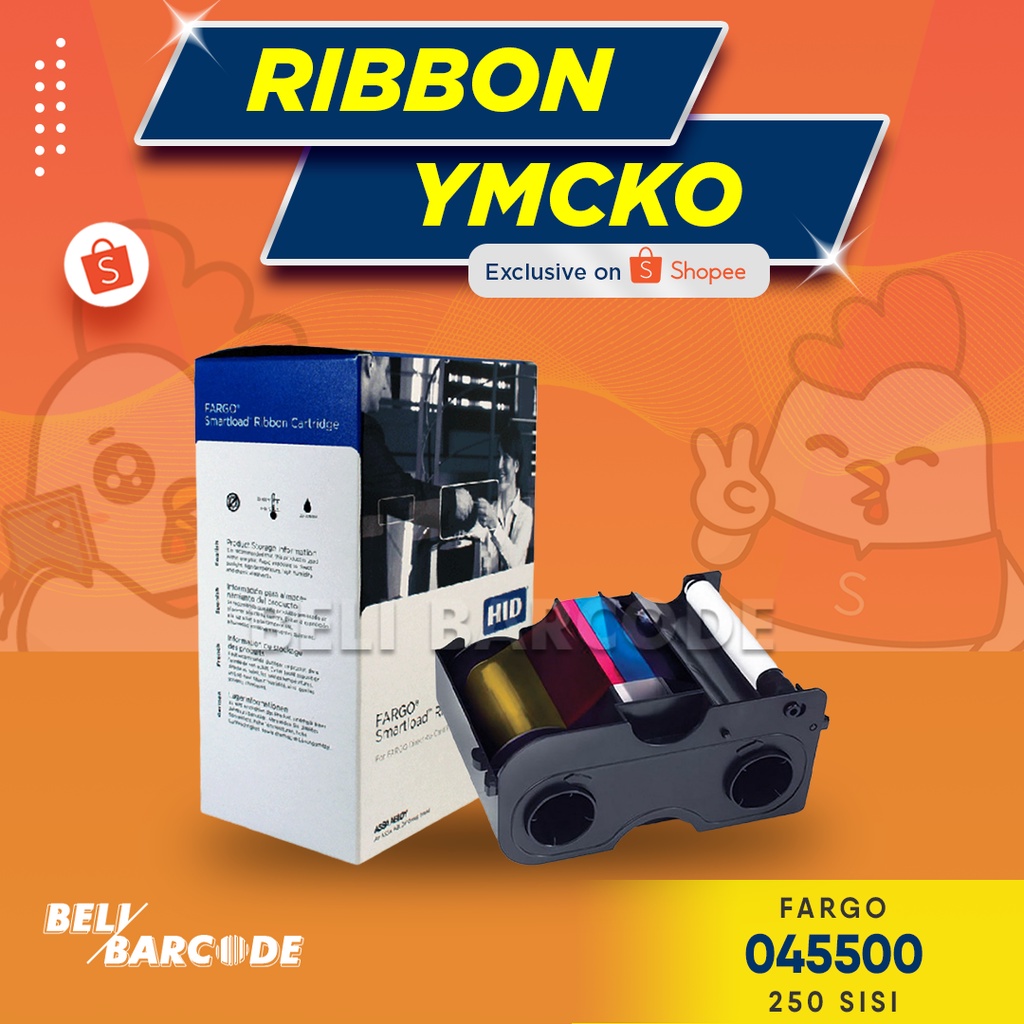 Jual TINTA / RIBBON ID CARD FARGO C50 - DTC1250e PN: 045500 - 45500 ...
