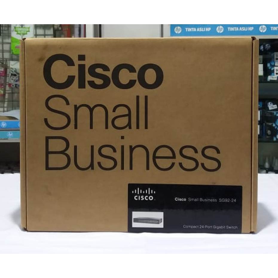 Jual CISCO SG92-24 COMPACT 24-PORT GIGABIT SWITCH UNMANAGED | Shopee ...