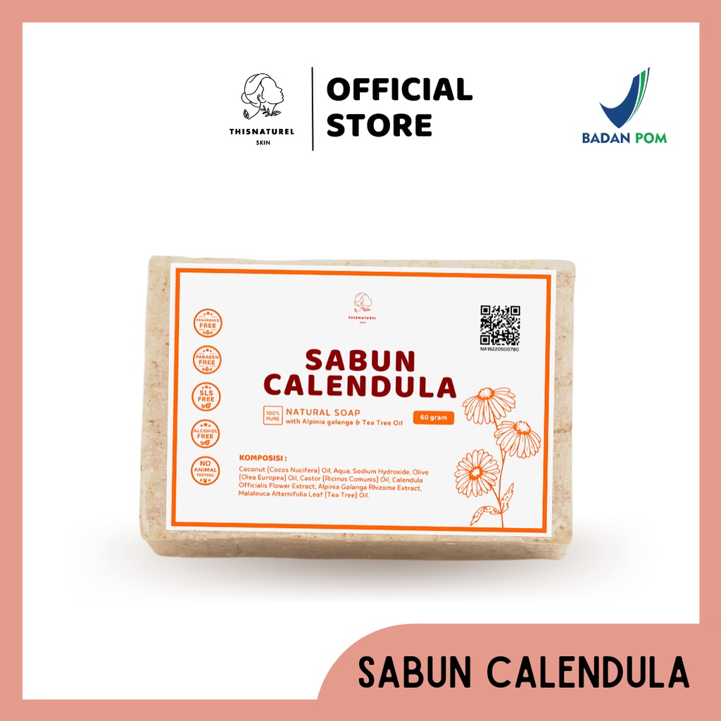 Jual Sabun Calendula - Calendula Soap - Sabun Natural Herbal BPOM untuk ...