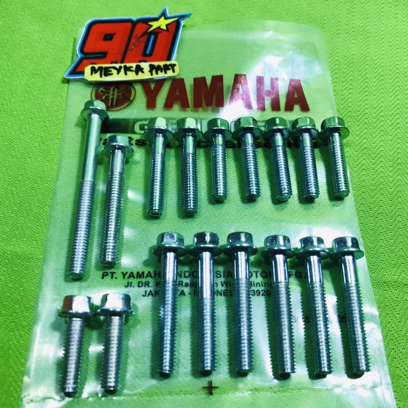 Jual baut blok mesin bak mesin RX KING baut bak magnet bak kopling baut kalter baut karter Rx ...