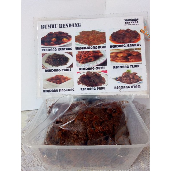 Jual Rendang daging 700 gram khas Padang Uni Vera | Shopee Indonesia