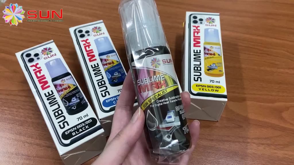 Jual Tinta Epson Sublim 003 / 001 / 664 - SUN Sublime Max 70 ml ...