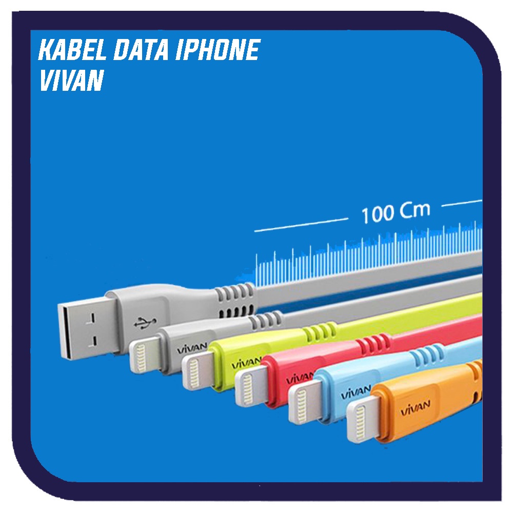 Jual KABEL DATA IPHONE VIVAN | Shopee Indonesia