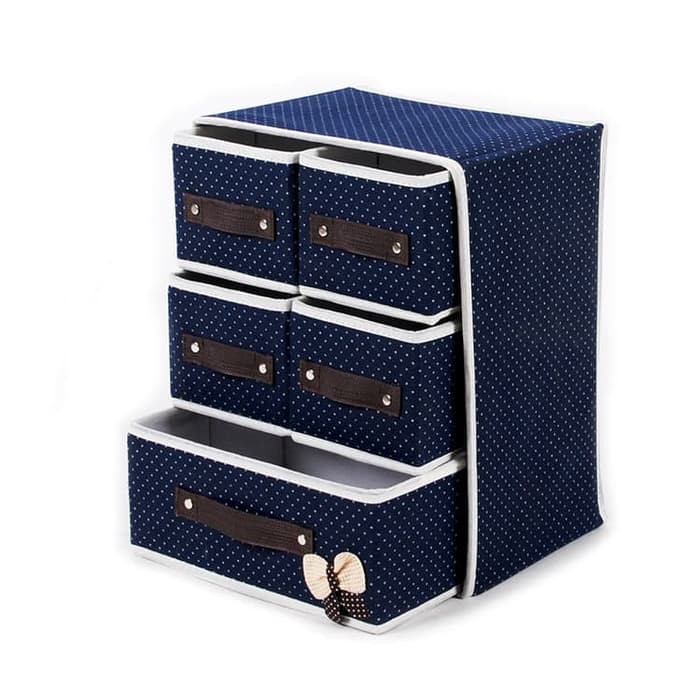 Jual Laci Penyimpanan Baju / Laci Multifungsi / Box Organizer 5 laci ...