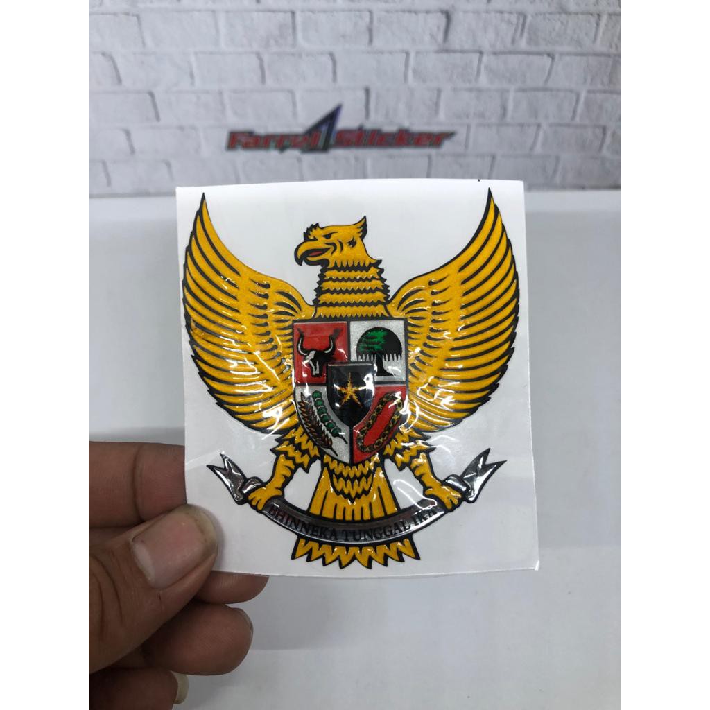 Jual stiker timbul STICKER garuda 3D | Shopee Indonesia