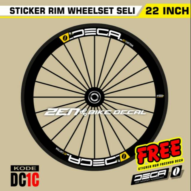 Jual Sticker wheelset seli 22 inch | Shopee Indonesia