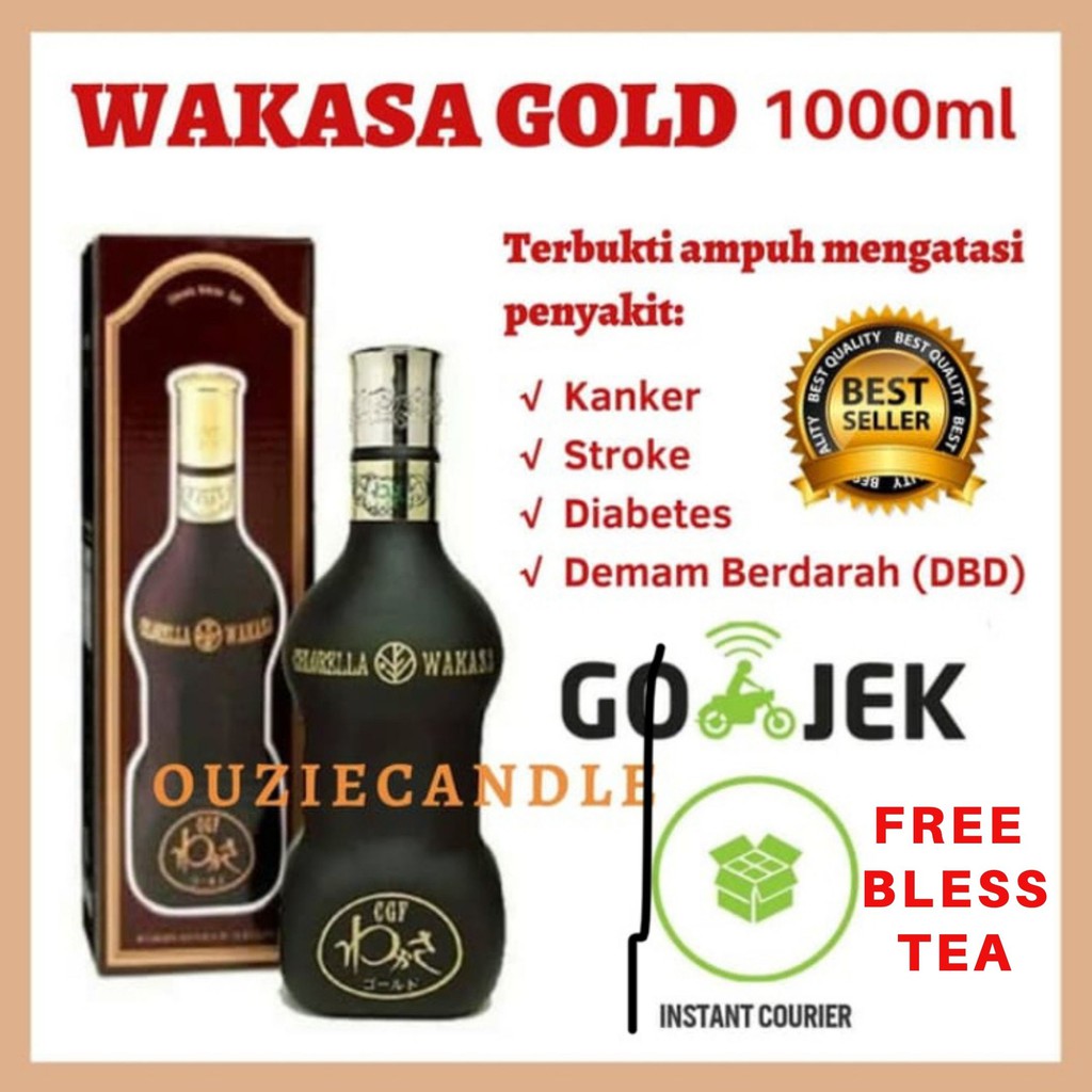 Jual WAKASA GOLD CNI 1 LITER (1000 ML) CGF SUN CHLORELLA ASLI 100% ORIGINAL | Shopee Indonesia