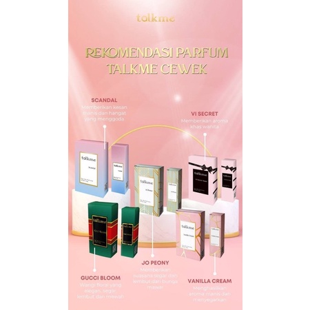 Jual PARFUM TALK ME VIRAL INSPIRED PERFUME 30 mL [[BPOM]] | Shopee ...
