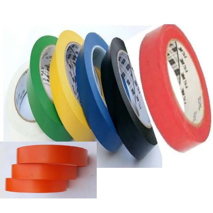Jual Floor Marking Tape 3M 764 Lakban Lantai 12MM X 33 M | Shopee Indonesia