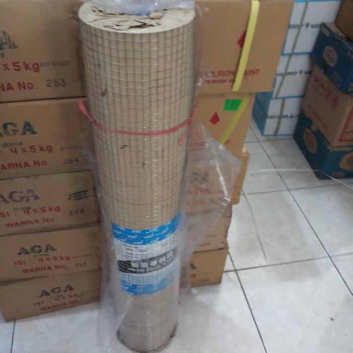 Jual Kawat loket galvanis. kawat loket 1/2 inch tinggi 1 meter | Shopee ...
