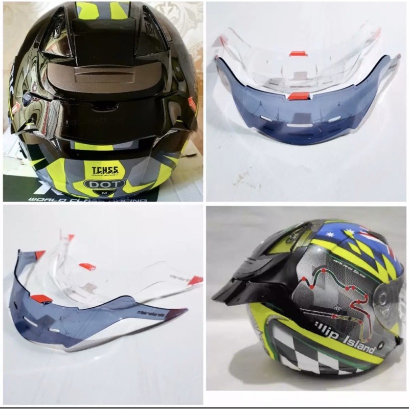 Jual SPOILER HELM KYT GALAXY SLIDE SHEL ROVER AKRILIK 3mm | Shopee ...