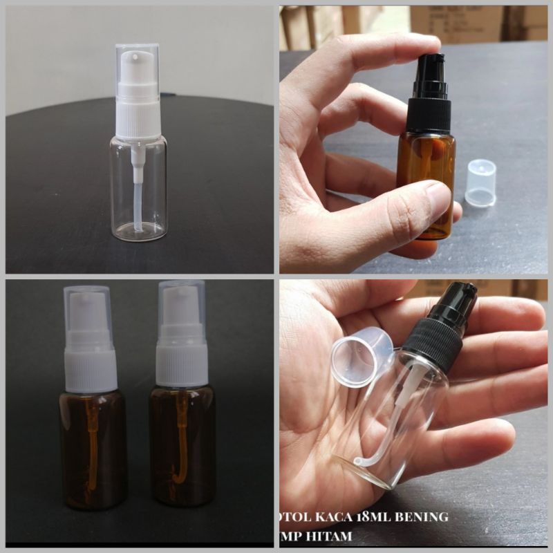 Jual Botol 20ml Kaca Botol Pump Treatment 20ml Kaca Botol Pump 20ml ...