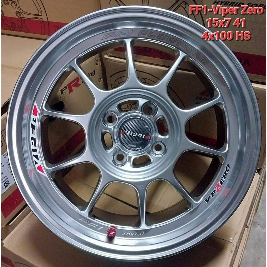 Jual velg racing Viper Flow Forming ring 15x7 pcd 4x100 Et 41 velg ...