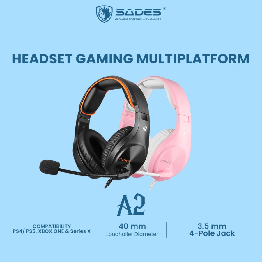 Jual Headset Gaming Multiplatform Sades A2 | Shopee Indonesia