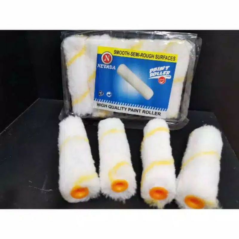 Jual Refill Bulu Kuas Roll Kapal 4 Inch / Bulu Kuas Rol Kapal 4 Inch ...