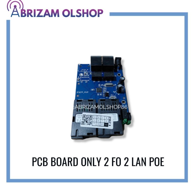 Jual Media Converter PCB Board Only 2 FO 2 LAN POE / PCBA 2F2E POE ...