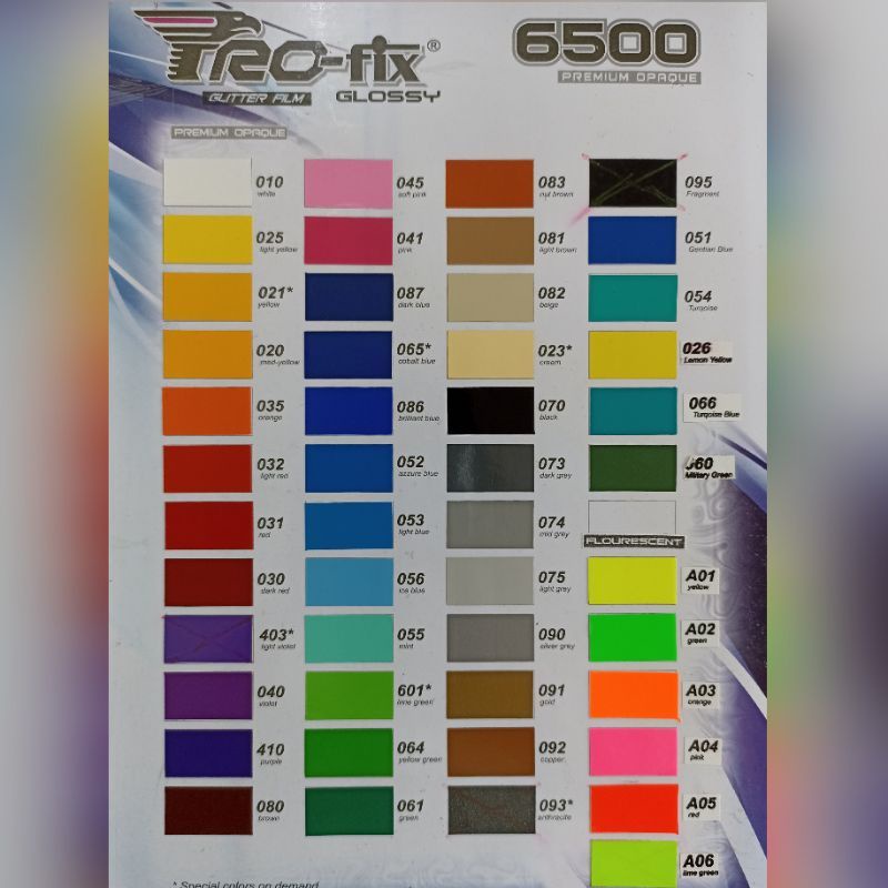 Jual Stiker motor profix glosy/matte (roll )warna biasa 45cm | Shopee ...