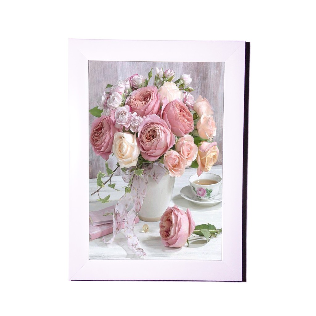 Jual Poster "Shabby Bunga Cantik - 9" - pigura, bingkai,walldecor ...