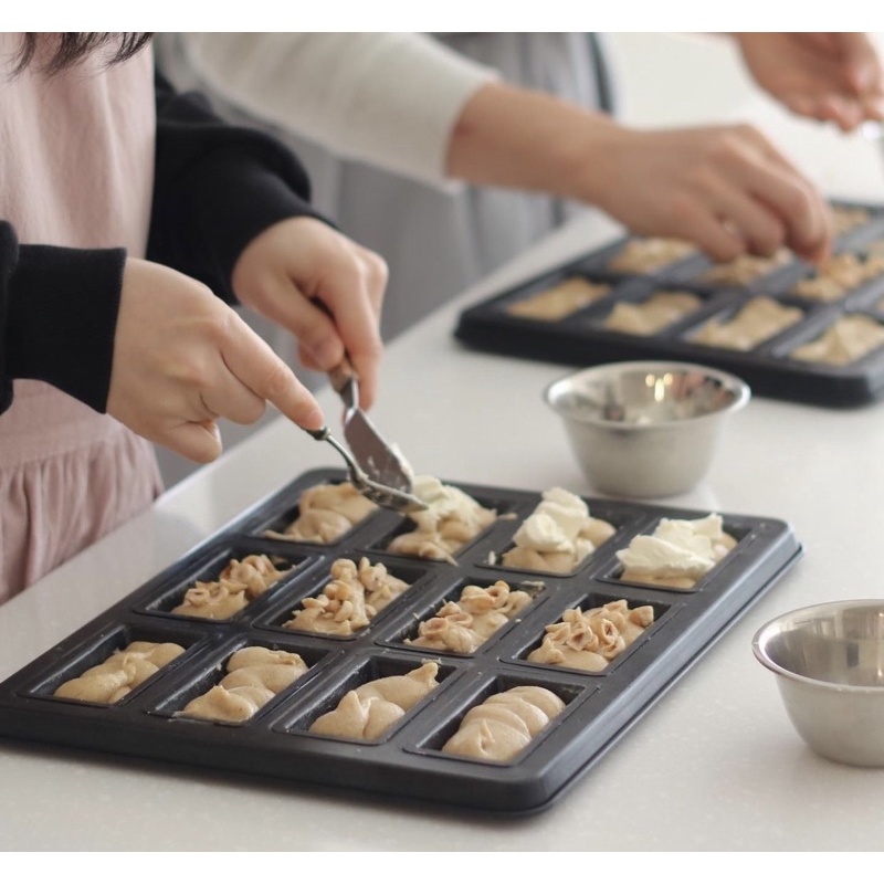 Jual Korean Financier Pan / Loyang Financier 12 cavity 8.3 x 4 x 2cm ...