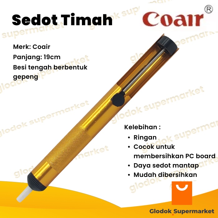 Jual Sedot Timah Coair CH135A Desoldering Pump CH-135a Penyedot Timah ...