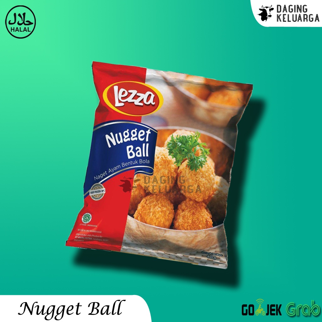 Jual NUGGET BALL (LEZZA) KEMASAN 400GR / PREMIUM HIGH QUALITY | Shopee ...