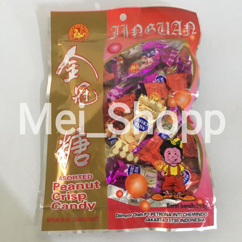 Jual PERMEN IMLEK KACANG BERANEKA RASA PEANUT CRISP CANDY 210GRAM ...