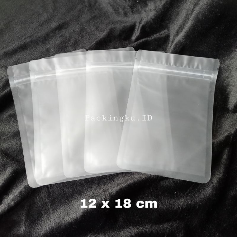 Jual [1pc] Plastik Klip Buram - 12x18cm - Zipper ziplock pouch sachet ...